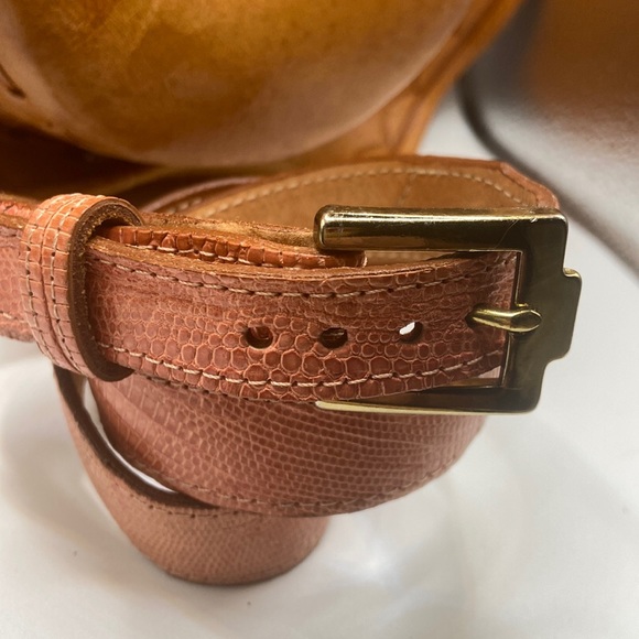 Justin Boots | Accessories | Lizard Thin Usa Made Justin Belt | Poshmark